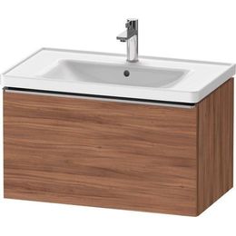 Duravit D-Neo Waschtischunterbau wandh&auml;ngend Nussbaum Matt 784x452x440 mm - DE4255070790000 DE4255070790000