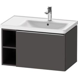 Duravit D-Neo Waschtischunterbau wandh&auml;ngend Graphit Matt 784x452x440 mm - DE4257070490000 DE4257070490000