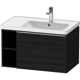 Duravit D-Neo Waschtischunterbau wandh&auml;ngend Eiche Schwarz Matt 784x452x440 mm - DE4257070160000 DE4257070160000
