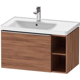 Duravit D-Neo Waschtischunterbau wandh&auml;ngend Nussbaum Matt 784x452x440 mm - DE4258070790000 DE4258070790000