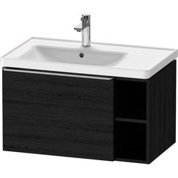 Duravit D-Neo Waschtischunterbau wandh&auml;ngend Eiche Schwarz Matt 784x452x440 mm - DE4258070160000 DE4258070160000