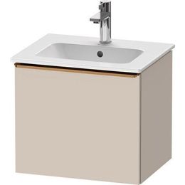 Duravit D-Neo Waschtischunterbau wandh&auml;ngend Taupe Matt 510x402x440 mm - DE4260004910000 DE4260004910000