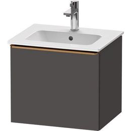 Duravit D-Neo Waschtischunterbau wandh&auml;ngend Graphit Matt 510x402x440 mm - DE4260004490000 DE4260004490000