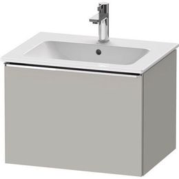 Duravit D-Neo Waschtischunterbau wandh&auml;ngend Betongrau Matt 610x462x440 mm - DE4261010070000 DE4261010070000