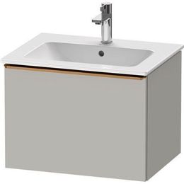 Duravit D-Neo Waschtischunterbau wandh&auml;ngend Betongrau Matt 610x462x440 mm - DE4261004070000 DE4261004070000
