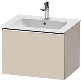Duravit D-Neo Waschtischunterbau wandh&auml;ngend Taupe Matt 610x462x440 mm - DE4261010910000 DE4261010910000