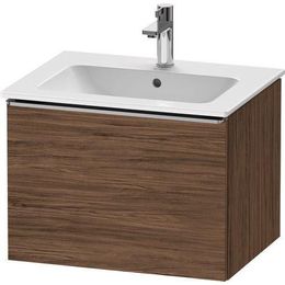 Duravit D-Neo Waschtischunterbau wandh&auml;ngend Nussbaum dunkel Matt 610x462x440 mm - DE4261070210000 DE4261070210000