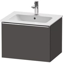 Duravit D-Neo Waschtischunterbau wandh&auml;ngend Graphit Matt 610x462x440 mm - DE4261010490000 DE4261010490000