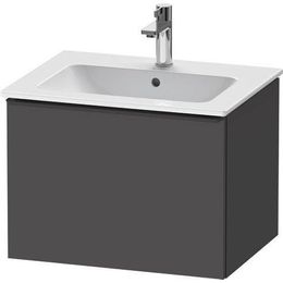 Duravit D-Neo Waschtischunterbau wandh&auml;ngend Graphit Matt 610x462x440 mm - DE42610BD490000 DE42610BD490000