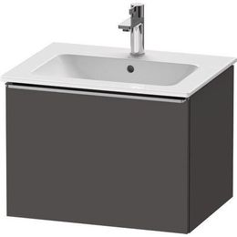 Duravit D-Neo Waschtischunterbau wandh&auml;ngend Graphit Matt 610x462x440 mm - DE4261070490000 DE4261070490000