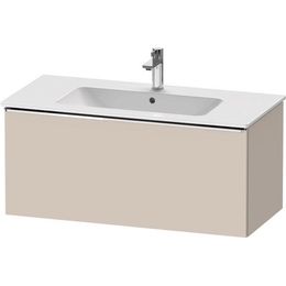 Duravit D-Neo Waschtischunterbau wandh&auml;ngend Taupe Matt 1010x462x440 mm - DE4263010910000 DE4263010910000