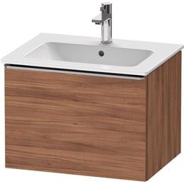 Duravit D-Neo Waschtischunterbau wandh&auml;ngend Nussbaum Matt 610x462x440 mm - DE4261070790000 DE4261070790000
