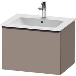 Duravit D-Neo Waschtischunterbau wandh&auml;ngend Basalt Matt 610x462x440 mm - DE42610BD430000 DE42610BD430000
