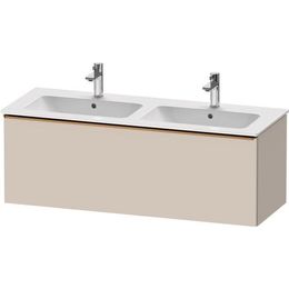 Duravit D-Neo Waschtischunterbau wandh&auml;ngend Taupe Matt 1280x462x440 mm - DE4265004910000 DE4265004910000