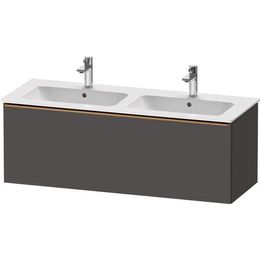 Duravit D-Neo Waschtischunterbau wandh&auml;ngend Graphit Matt 1280x462x440 mm - DE4265004490000 DE4265004490000