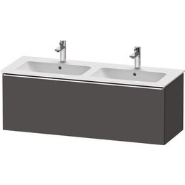 Duravit D-Neo Waschtischunterbau wandh&auml;ngend Graphit Matt 1280x462x440 mm - DE4265010490000 DE4265010490000