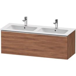 Duravit D-Neo Waschtischunterbau wandh&auml;ngend Nussbaum Matt 1280x462x440 mm - DE4265010790000 DE4265010790000