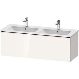 Duravit D-Neo Waschtischunterbau wandh&auml;ngend Wei&szlig; Hochglanz 1280x462x440 mm - DE4265010220000 DE4265010220000