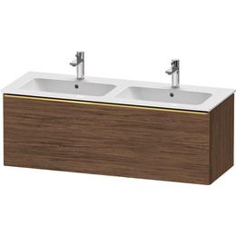 Duravit D-Neo Waschtischunterbau wandh&auml;ngend Nussbaum dunkel Matt 1280x462x440 mm - DE4265034210000 DE4265034210000