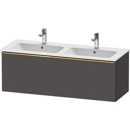 Duravit D-Neo Waschtischunterbau wandh&auml;ngend Graphit Matt 1280x462x440 mm - DE4265034490000 DE4265034490000
