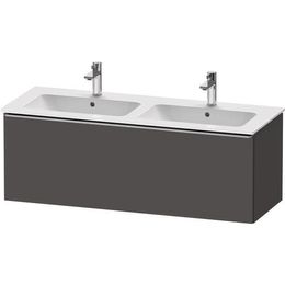 Duravit D-Neo Waschtischunterbau wandh&auml;ngend Graphit Matt 1280x462x440 mm - DE4265070490000 DE4265070490000