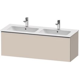 Duravit D-Neo Waschtischunterbau wandh&auml;ngend Taupe Matt 1280x462x440 mm - DE4265070910000 DE4265070910000
