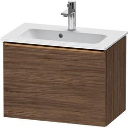 Duravit D-Neo Waschtischunterbau wandh&auml;ngend Nussbaum dunkel Matt 610x372x440 mm - DE4268004210000 DE4268004210000
