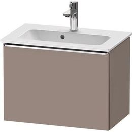Duravit D-Neo Waschtischunterbau wandh&auml;ngend Basalt Matt 610x372x440 mm - DE4268010430000 DE4268010430000