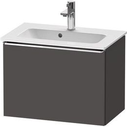 Duravit D-Neo Waschtischunterbau wandh&auml;ngend Graphit Matt 610x372x440 mm - DE4268010490000 DE4268010490000