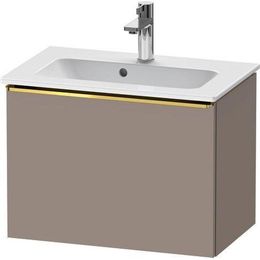 Duravit D-Neo Waschtischunterbau wandh&auml;ngend Basalt Matt 610x372x440 mm - DE4268034430000 DE4268034430000