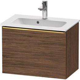 Duravit D-Neo Waschtischunterbau wandh&auml;ngend Nussbaum dunkel Matt 610x372x440 mm - DE4268034210000 DE4268034210000