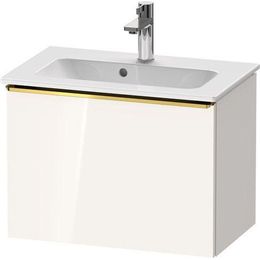 Duravit D-Neo Waschtischunterbau wandh&auml;ngend Wei&szlig; Hochglanz 610x372x440 mm - DE4268034220000 DE4268034220000