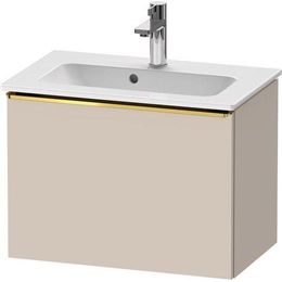 Duravit D-Neo Waschtischunterbau wandh&auml;ngend Taupe Matt 610x372x440 mm - DE4268034910000 DE4268034910000