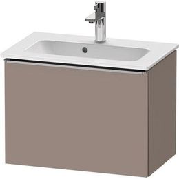 Duravit D-Neo Waschtischunterbau wandh&auml;ngend Basalt Matt 610x372x440 mm - DE4268070430000 DE4268070430000