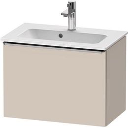 Duravit D-Neo Waschtischunterbau wandh&auml;ngend Taupe Matt 610x372x440 mm - DE4268070910000 DE4268070910000