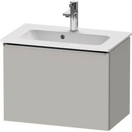 Duravit D-Neo Waschtischunterbau wandh&auml;ngend Betongrau Matt 610x372x440 mm - DE4268070070000 DE4268070070000