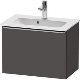 Duravit D-Neo Waschtischunterbau wandh&auml;ngend Graphit Matt 610x372x440 mm - DE4268070490000 DE4268070490000