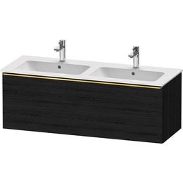 Duravit D-Neo Waschtischunterbau wandh&auml;ngend Eiche Schwarz Matt 1280x462x440 mm - DE4265034160000 DE4265034160000