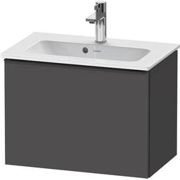 Duravit D-Neo Waschtischunterbau wandh&auml;ngend Graphit Matt 610x372x440 mm - DE42680BD490000 DE42680BD490000