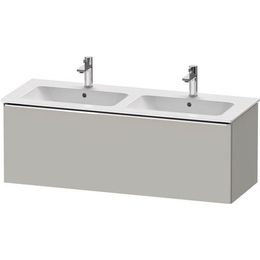 Duravit D-Neo Waschtischunterbau wandh&auml;ngend Betongrau Matt 1280x462x440 mm - DE4265010070000 DE4265010070000