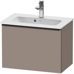 Duravit D-Neo Waschtischunterbau wandh&auml;ngend Basalt Matt 610x372x440 mm - DE42680BD430000 DE42680BD430000
