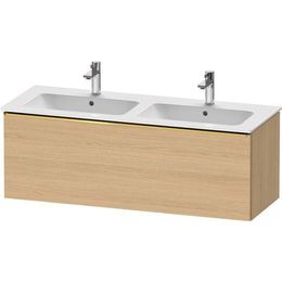 Duravit D-Neo Waschtischunterbau wandh&auml;ngend Natur Eiche Matt 1280x462x440 mm - DE4265034300000 DE4265034300000