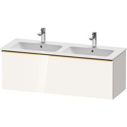 Duravit D-Neo Waschtischunterbau wandh&auml;ngend Wei&szlig; Hochglanz 1280x462x440 mm - DE4265034220000 DE4265034220000