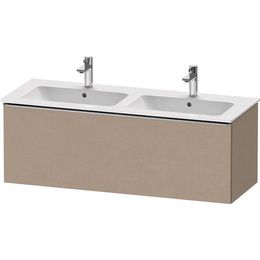 Duravit D-Neo Waschtischunterbau wandh&auml;ngend Leinen Matt 1280x462x440 mm - DE4265070750000 DE4265070750000