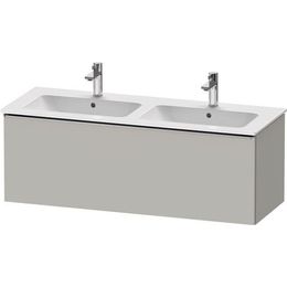 Duravit D-Neo Waschtischunterbau wandh&auml;ngend Betongrau Matt 1280x462x440 mm - DE4265070070000 DE4265070070000