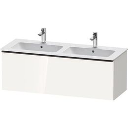 Duravit D-Neo Waschtischunterbau wandh&auml;ngend Wei&szlig; Hochglanz 1280x462x440 mm - DE42650BD220000 DE42650BD220000