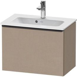 Duravit D-Neo Waschtischunterbau wandh&auml;ngend Leinen Matt 610x372x440 mm - DE42680BD750000 DE42680BD750000