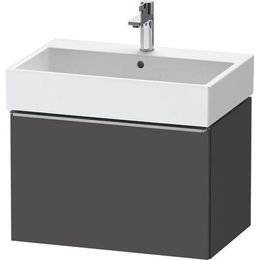 Duravit D-Neo Waschtischunterbau wandh&auml;ngend Graphit Matt 684x442x440 mm - DE4272070490000 DE4272070490000