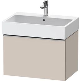 Duravit D-Neo Waschtischunterbau wandh&auml;ngend Taupe Matt 684x442x440 mm - DE4272070910000 DE4272070910000
