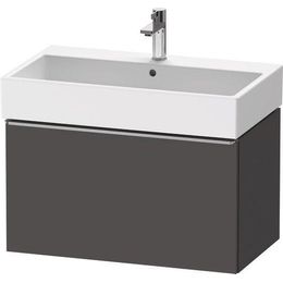 Duravit D-Neo Waschtischunterbau wandh&auml;ngend Graphit Matt 784x442x440 mm - DE4273070490000 DE4273070490000